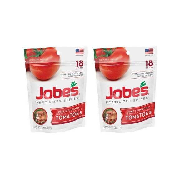 Jobe's Tomato Fertilizer Spikes, 18 Slow-Release Spikes for Vigorous ...