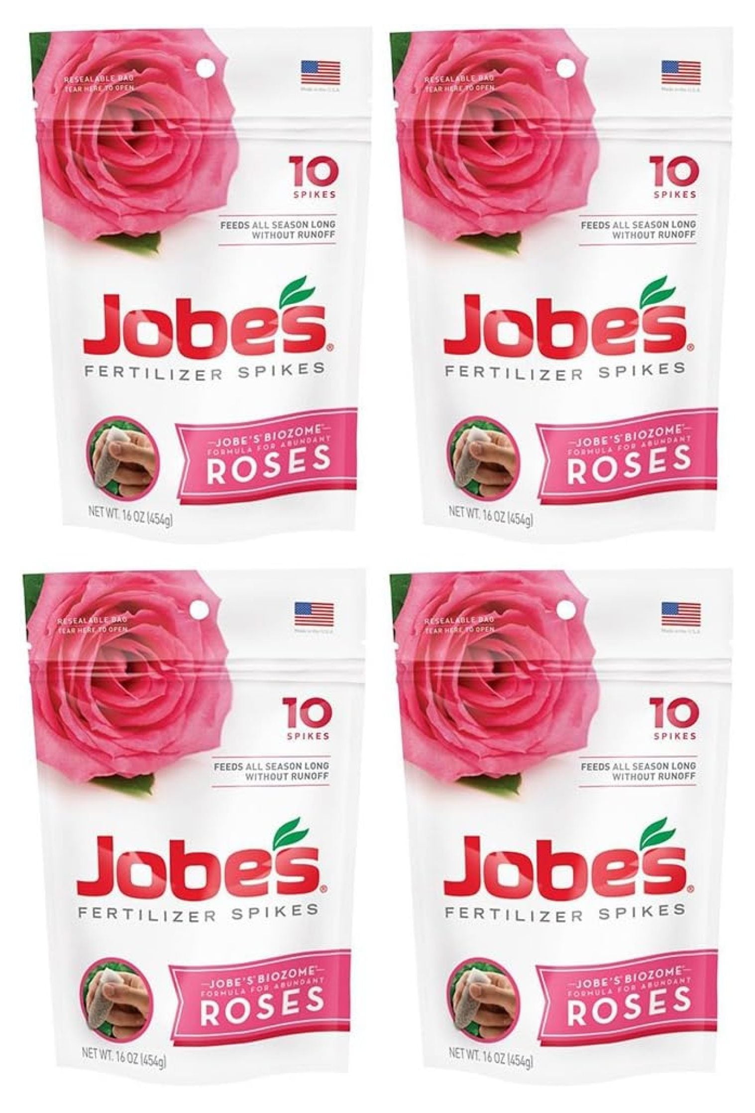 Jobes vznmYB Rose Fertilizer Spikes 9-12-9 Time Release Fertilizer for ...