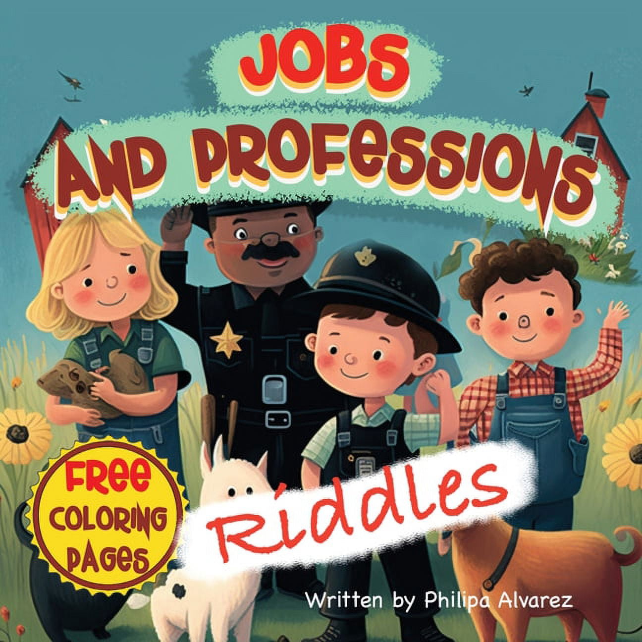 Jobs Riddles and Coloring Pages for Kids (Paperback) - Walmart.com