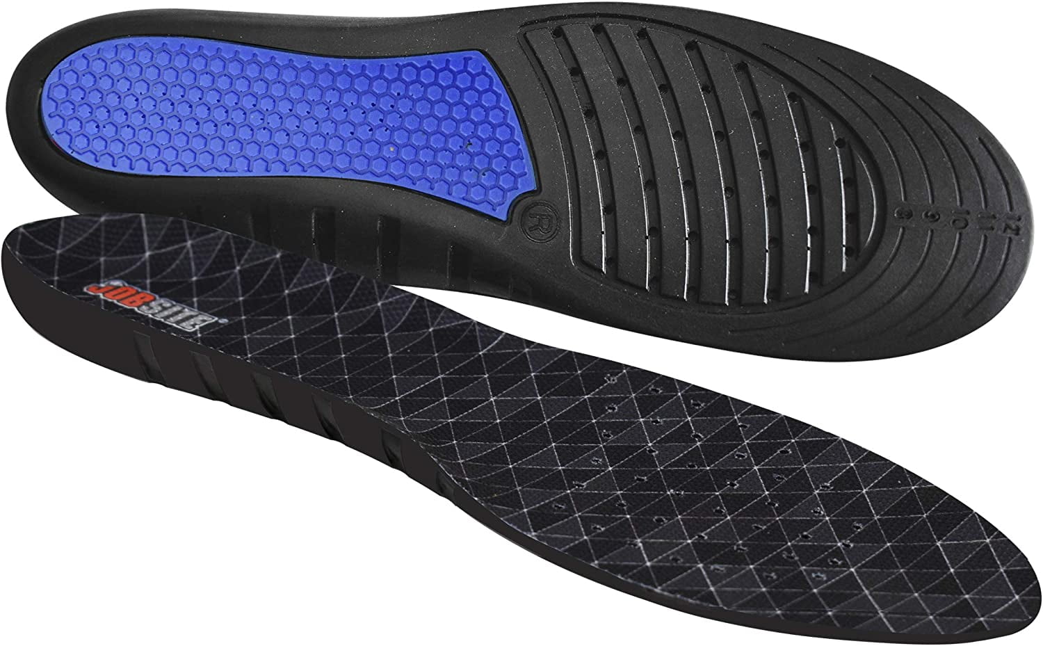 Jobsite Gel Shoe Inserts - Comfortable Work Insoles - Trim to Fit - US ...