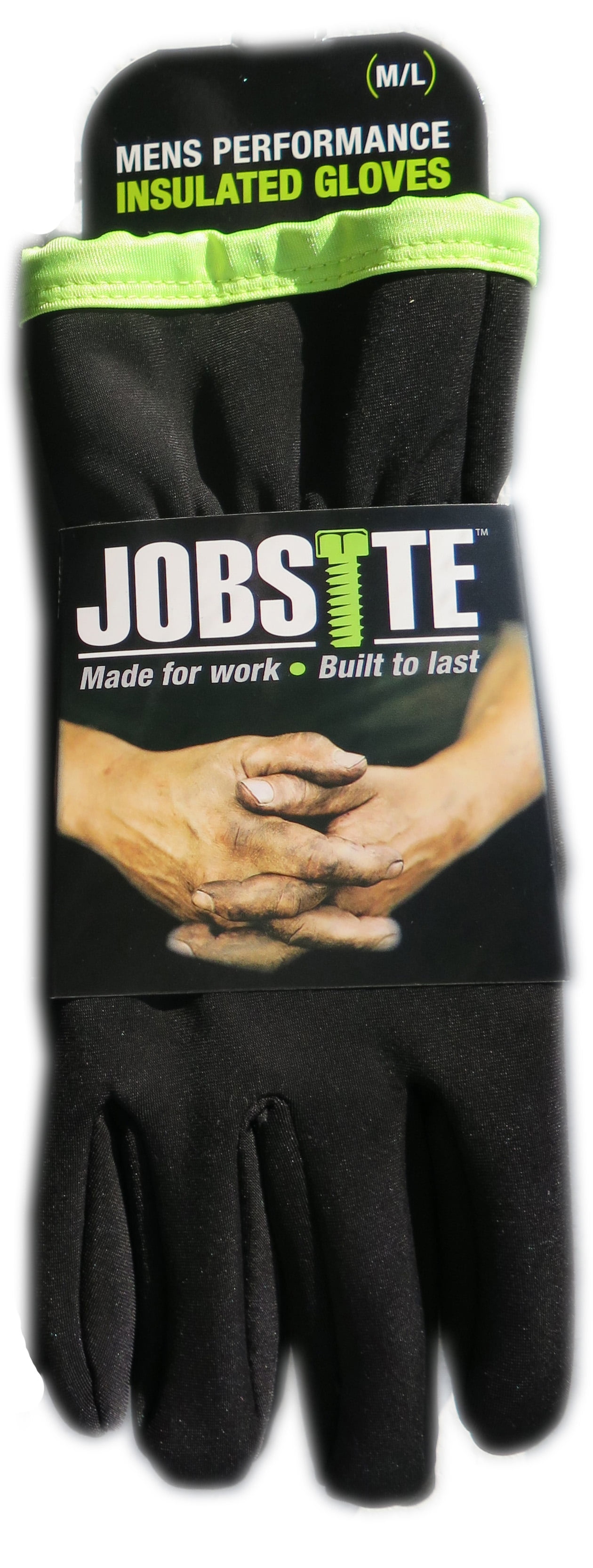 Jobsite Men's Performance Insulated Workwear Gloves, Rugged Cuffed ...