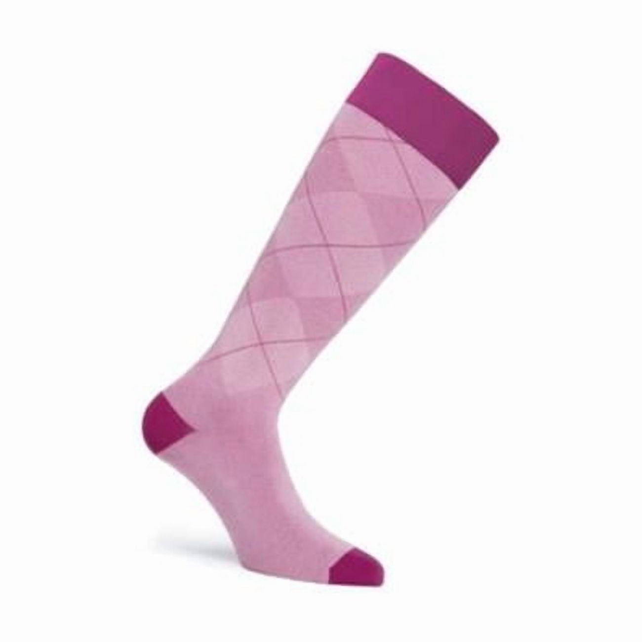 Jobst 6039449 30-40 mmHg Style Closed Toe Regular Knee High, Argyle ...