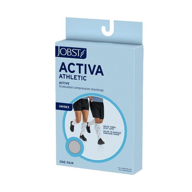 Jobst 6055711 8-15 mmHg Activa Athletic Closed Toe Knee High ...