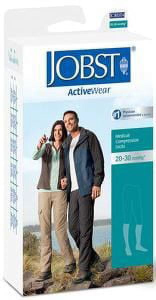 Jobst Activewear 20-30 mmHg Firm Support Cool Black XL Closed Toe ...