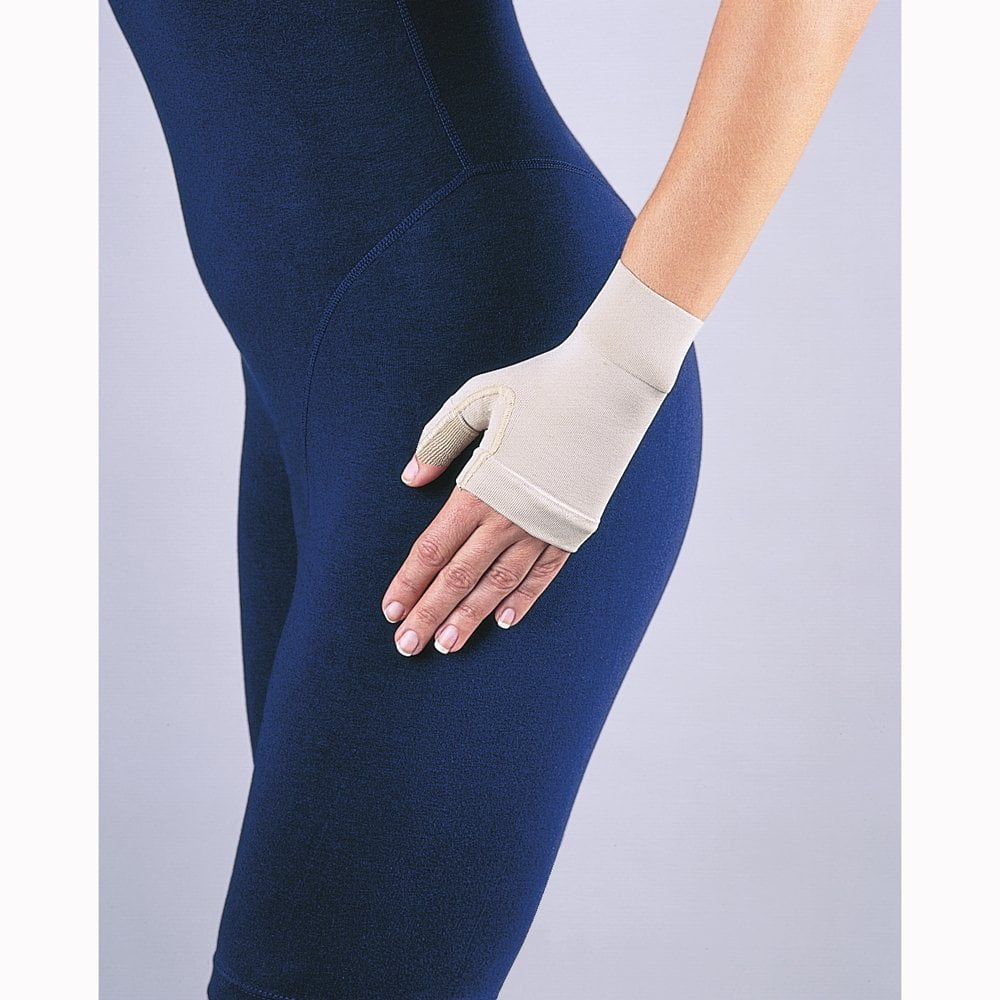 Jobst Bella-Lite 15-20 mmHg Lymphedema Compression Gauntlet Beige Small ...