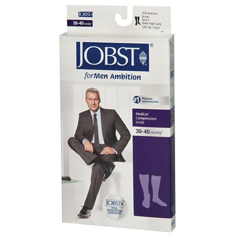 Jobst For Men Ambition 30-40 Knee High Compression Stockings w/Softfit ...