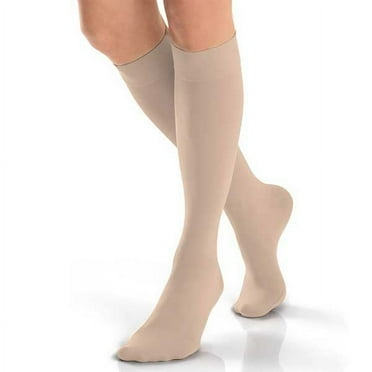 Jomi Compression Knee High Collection, 20-30mmHg Sheer Open Toe 233 ...