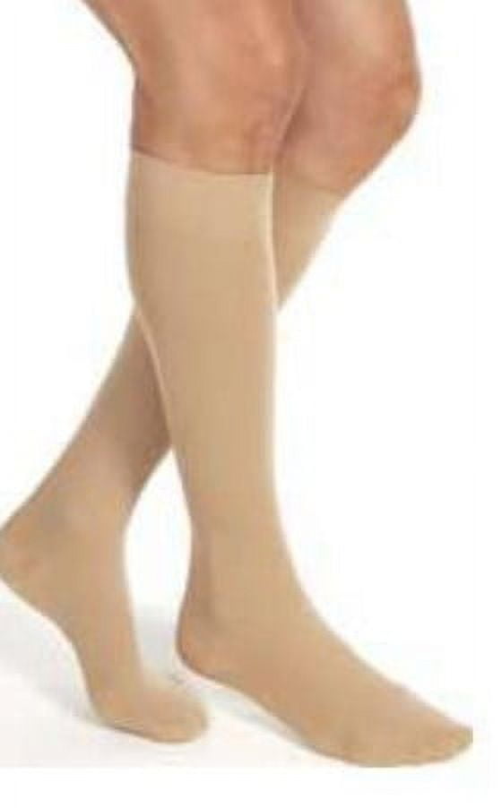 Jobst Relief Compression Socks Knee High 15-20 Closed Toe Black Medium ...
