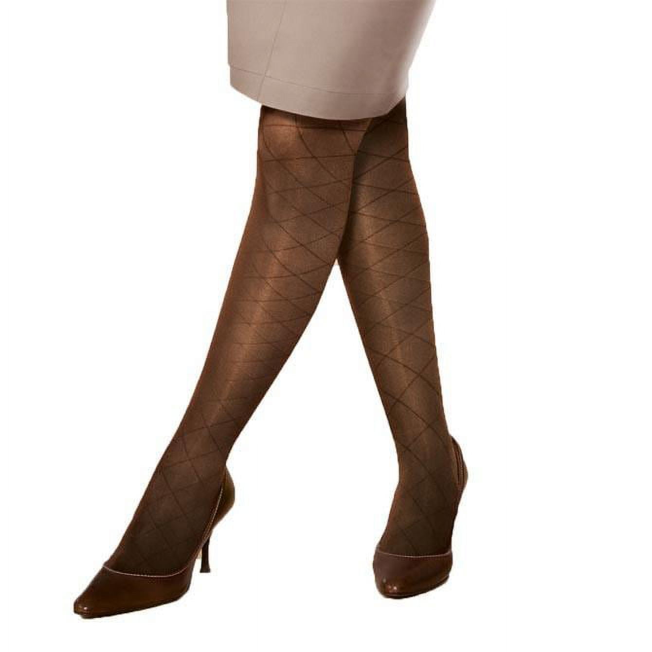 Jobst Ultrasheer Diamond Pattern 20-30 Closed Toe Compression Pantyhose ...