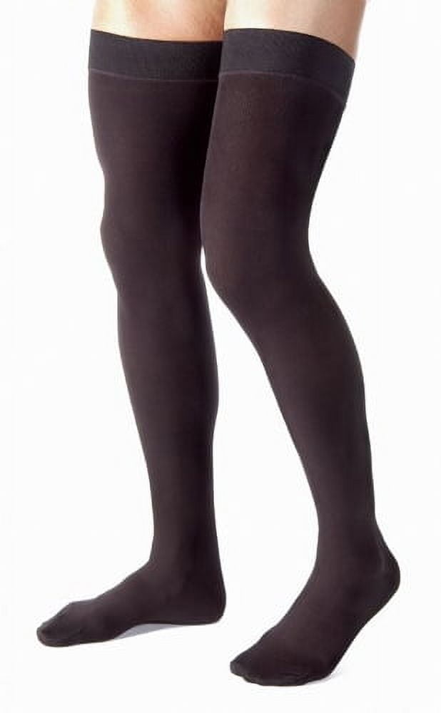 JOBST Thigh High 15-20mmHg Ribbed Medical Compression Socks For Men ...