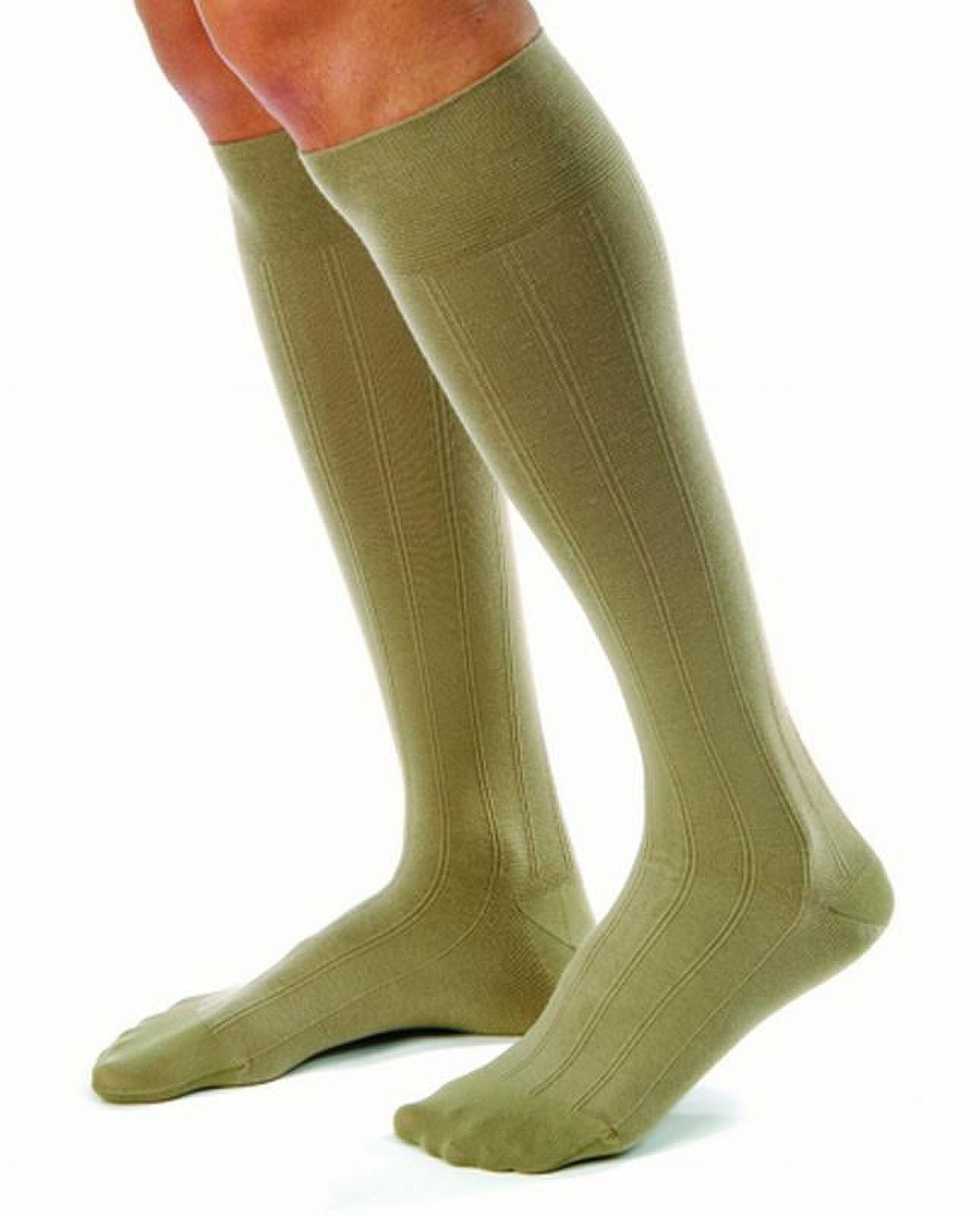 Jobst for Men Casual Closed Toe 30-40 Knee High Compression Socks Khaki ...