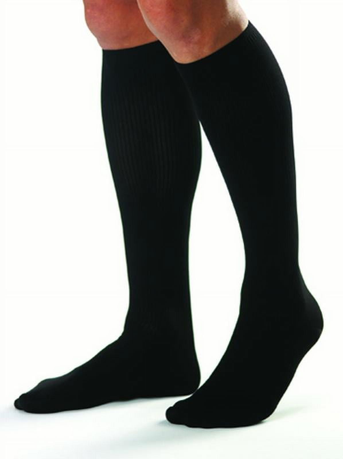 Jobst for Men Ribbed 20-30 Knee High Compression Socks Khaki Large ...