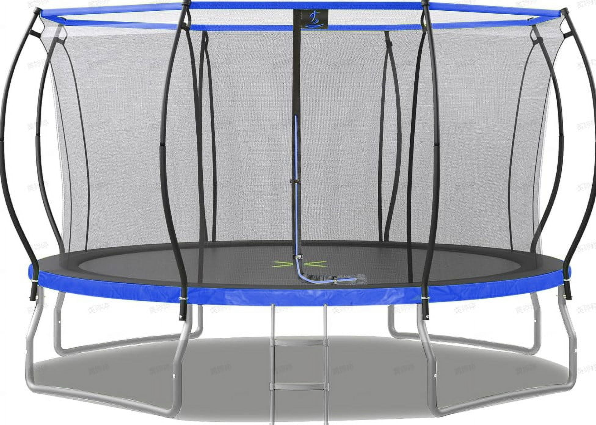 Jocisland 12FT Trampoline with Pop-up Quick Connector, Trampoline ...