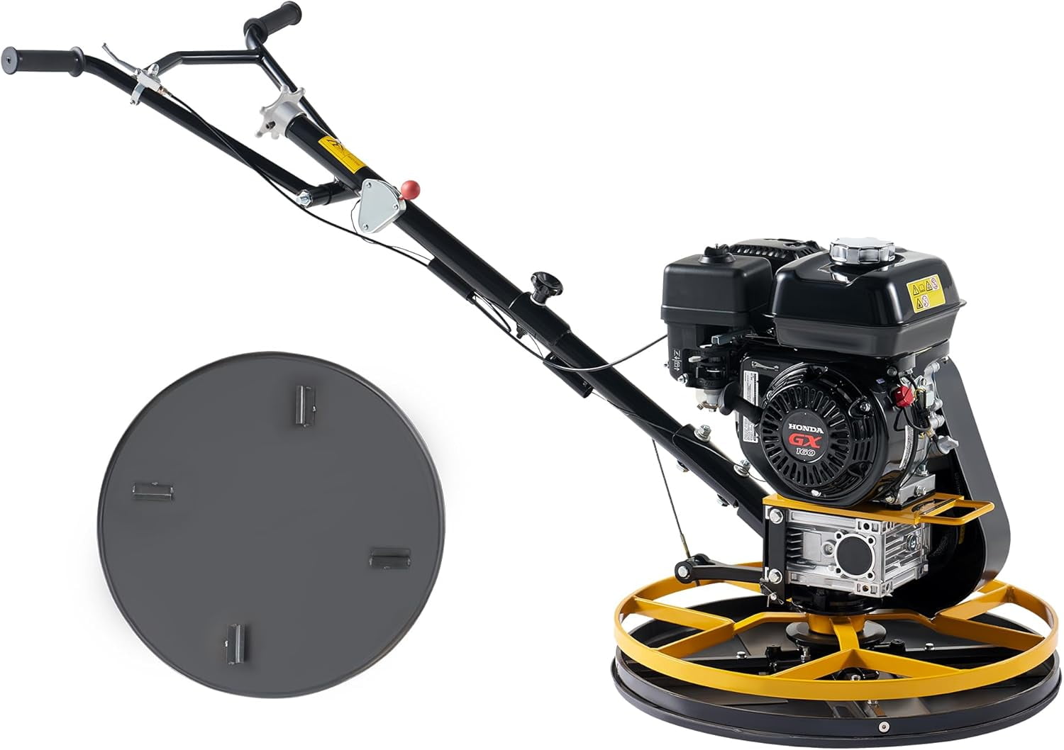 Jocisland 24" Power Trowel, 5.5 HP Honda Engine with Float Pan, Walk ...