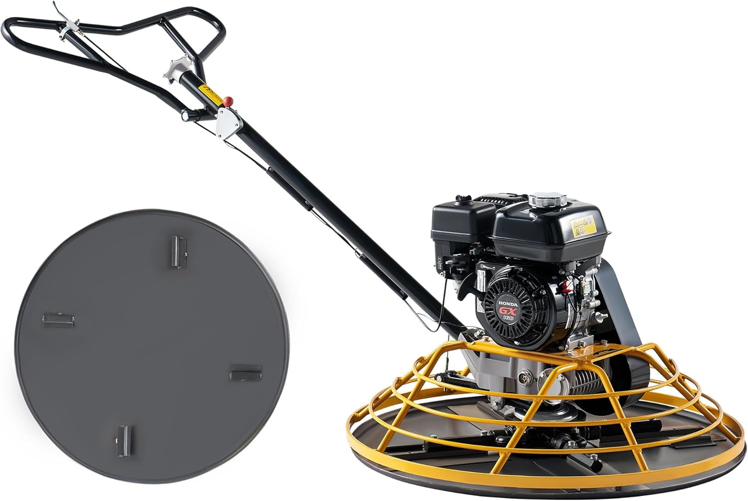 Jocisland 35" Power Trowel, 5.5 HP Honda Engine with Float Pan, Walk ...