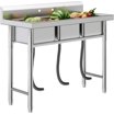 Utilatwin 19-Gallon Freestanding Double Bowl Laundry/Utility Sink ...