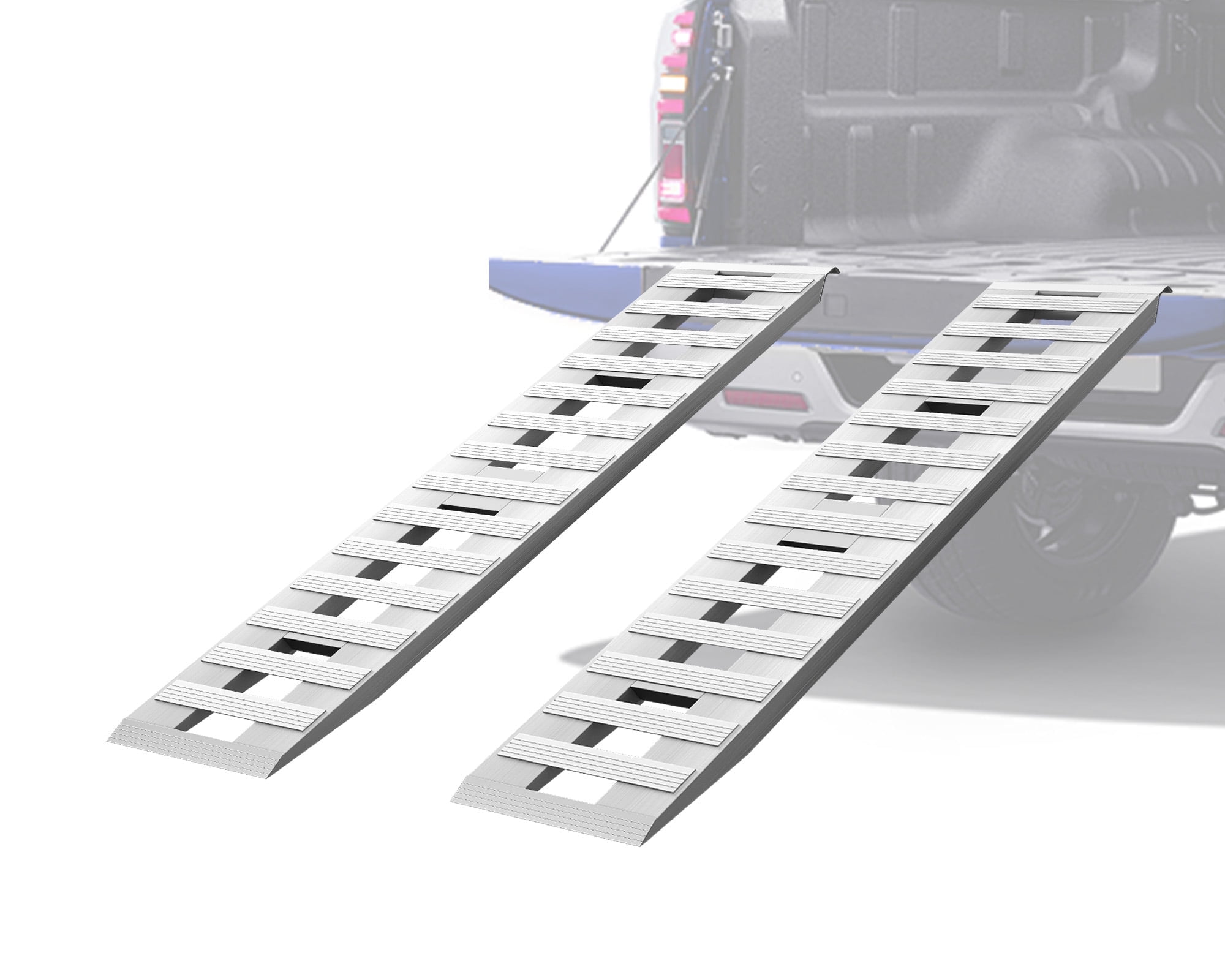 Jocisland 59.4" x 12" Aluminum Trailer Ramps, 6000LBS Capacity Loading ...