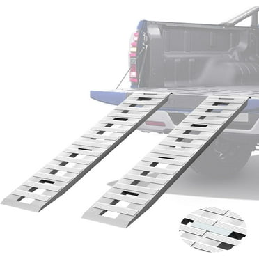 Truck Ramps, 2 Pcs Foldable Loading Ramps 1,000 lbs Capacity ...