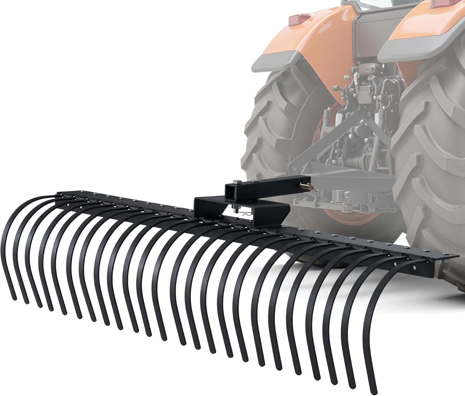 Jocisland 60" Behind Landscape Rake for Tow Dethatcher Rake,Tractor ...