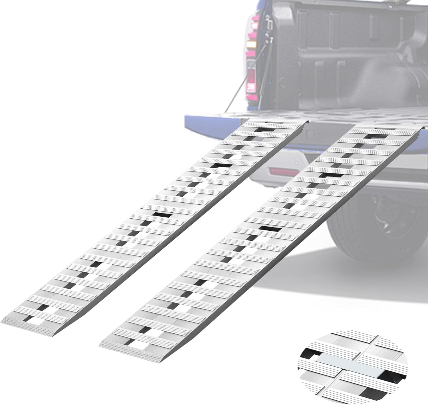 Jocisland 83"x14" Aluminum Ramps, Heavy-Duty Loading Ramp, 6000 lbs ...