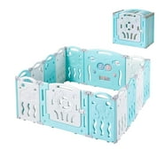 Kidzone Baby Playpen, 8-Panel Safety Gate, Child Activity Center, ASTM ...