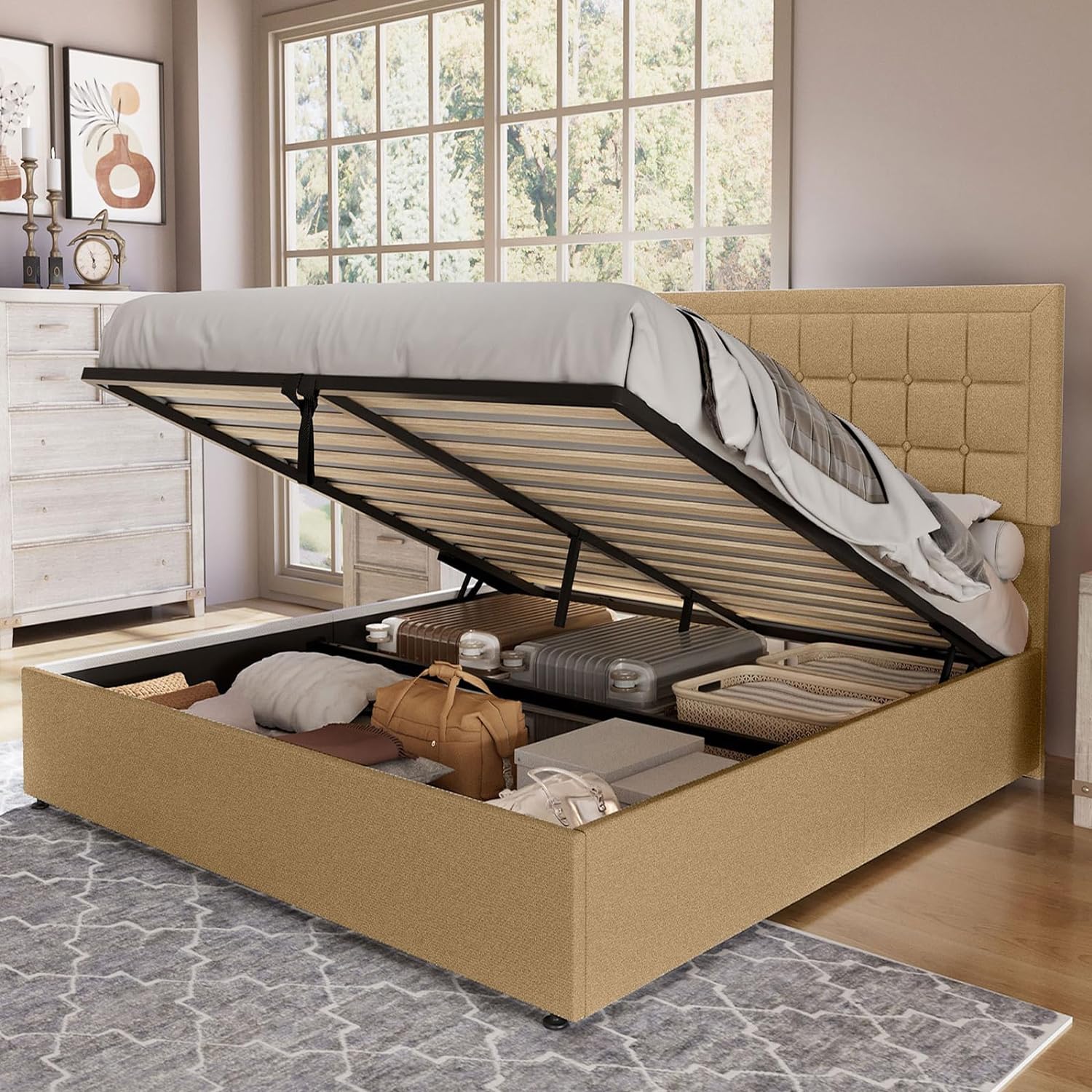 Isla Full Size Storage Bed - Walmart.com