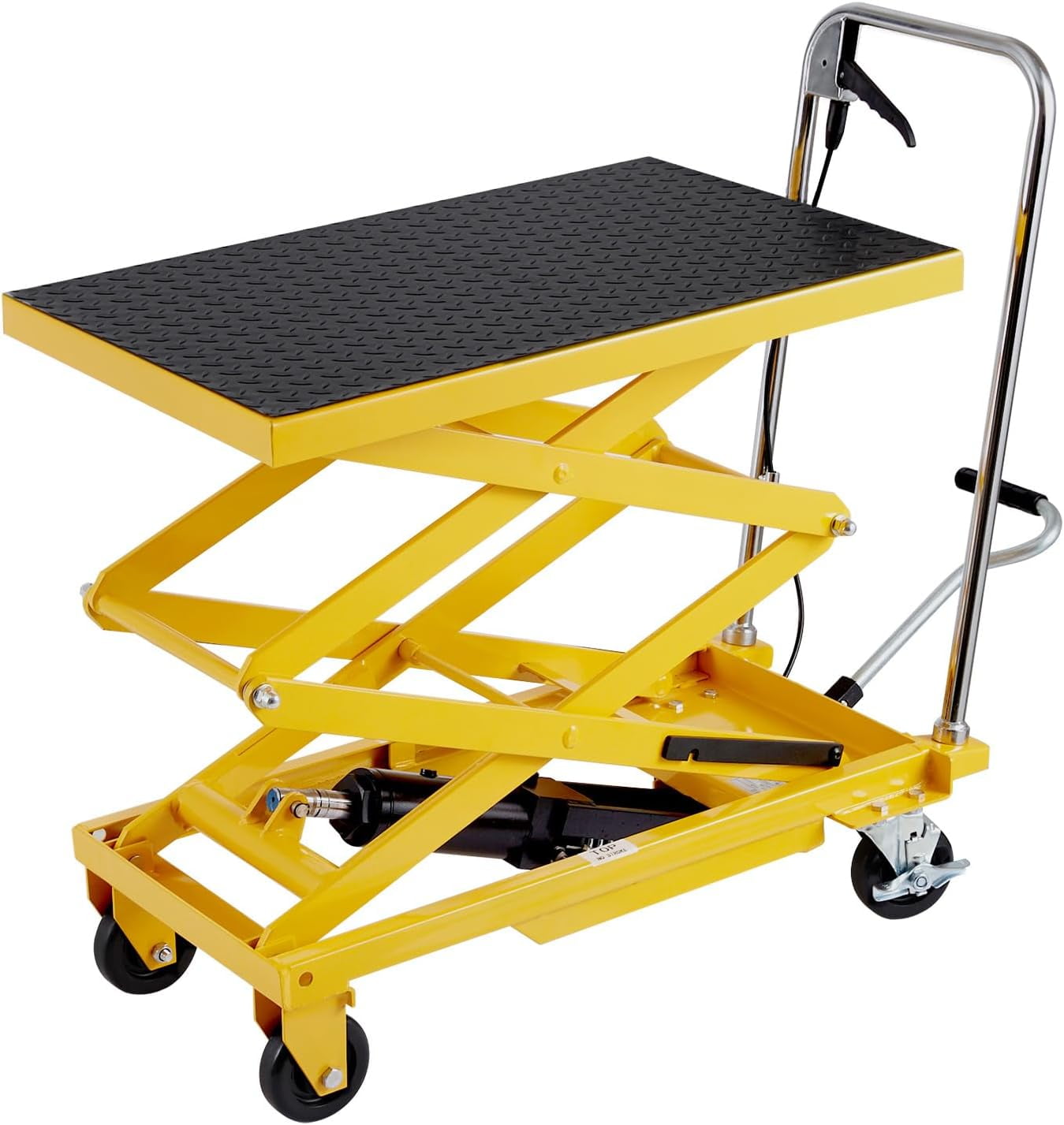 Jocisland Hydraulic Lift Table Cart, 330lbs Capacity 50" Lifting Height ...