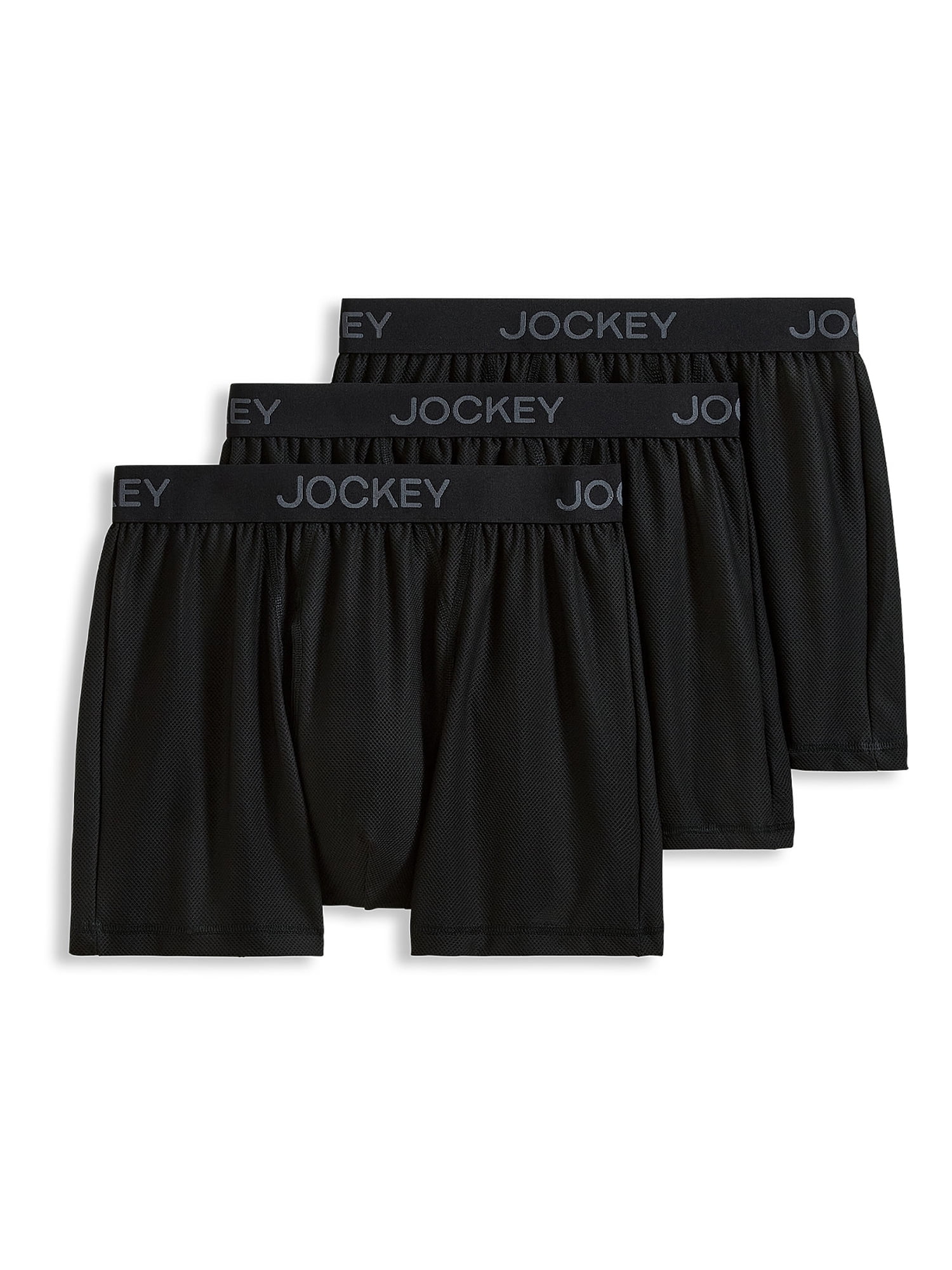 Jockey® Essentials Men's Complete Freedom Boxer Brief Underwear, Pack ...