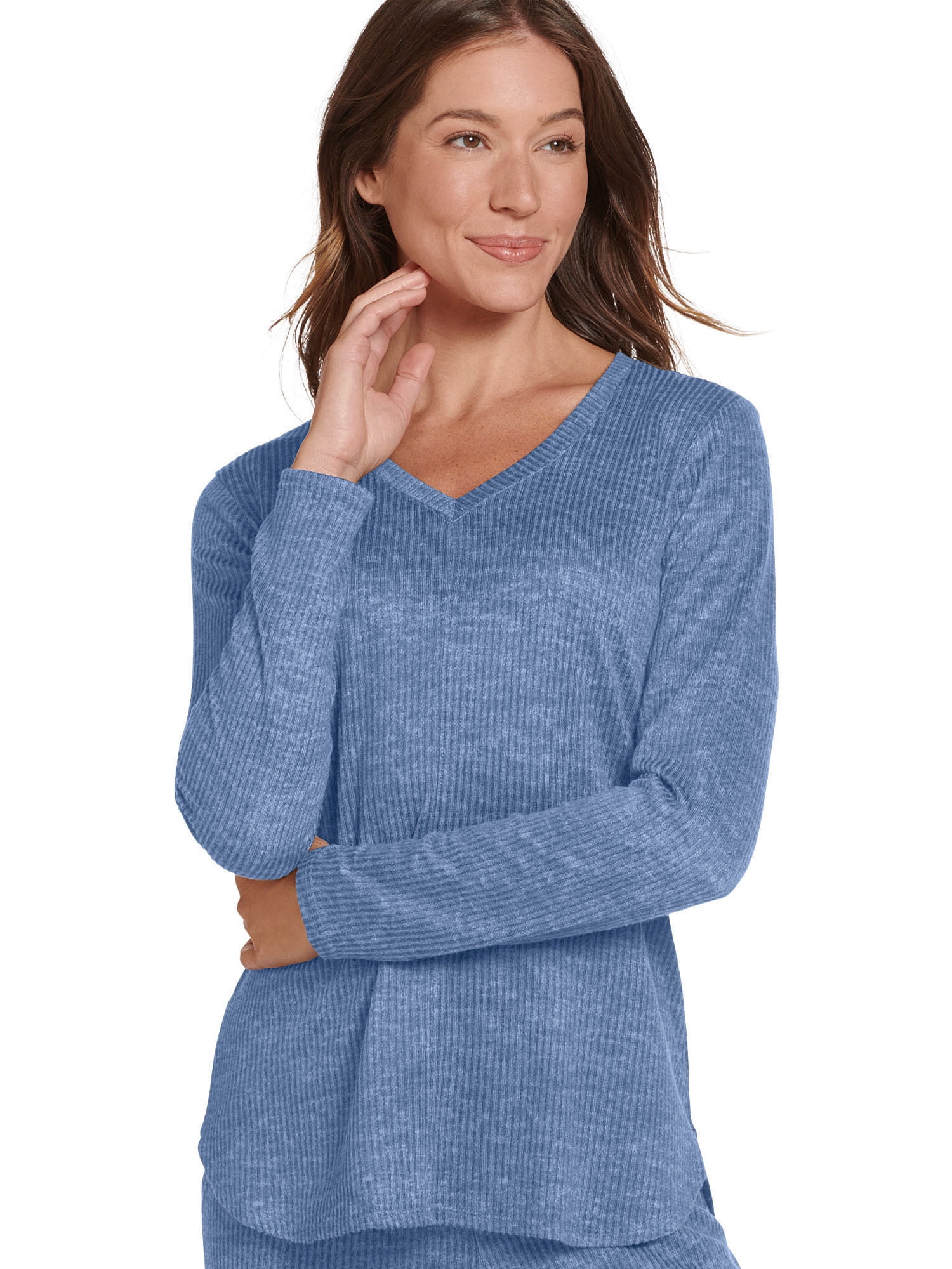 Jockey Essentials Women's and Women's Plus Luxe Lounge Sleep Top ...