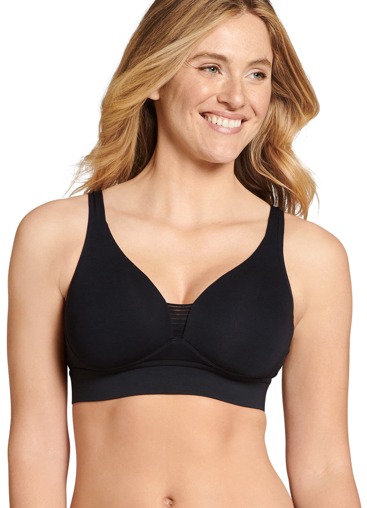Jockey Womens Forever Fit Bralette V Neck Molded Cup Real Back 2527
