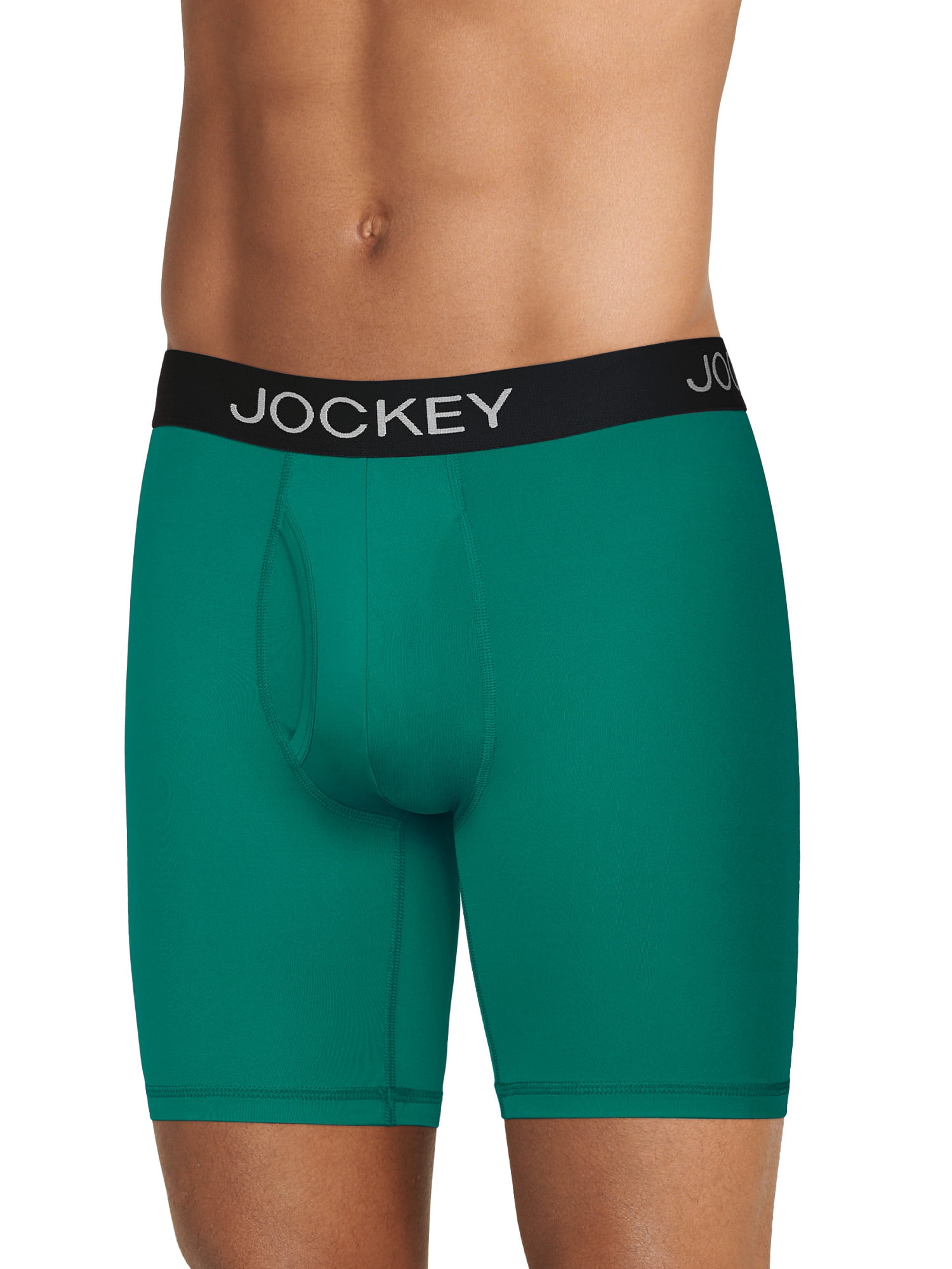 Jockey Generation Men's Microfiber Stretch Long Leg Boxer Briefs 3pk - Walmart.com