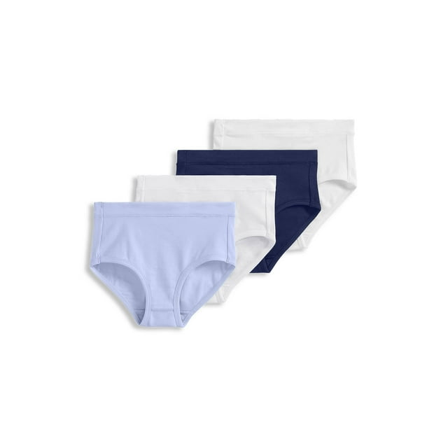 Jockey Girls' Cotton Stretch Brief - 4 Pack - Walmart.com