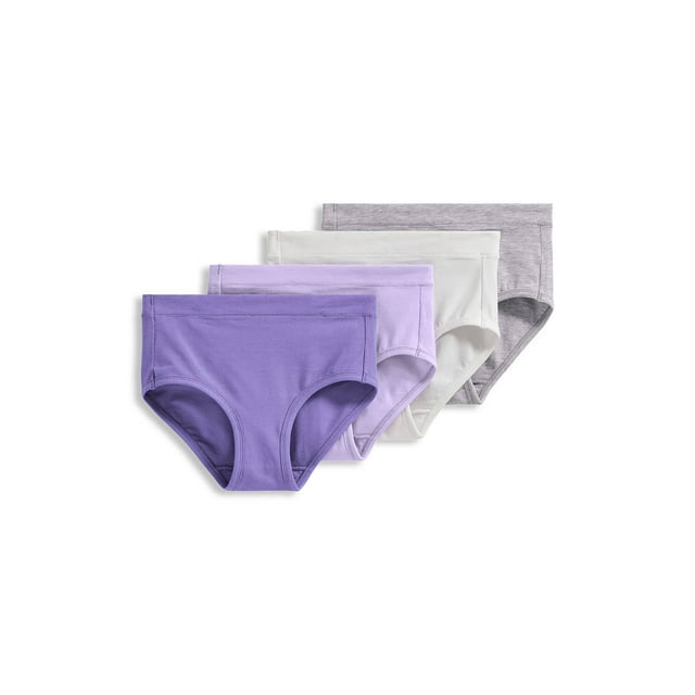 Jockey Girls' Cotton Stretch Brief - 4 Pack - Walmart.com