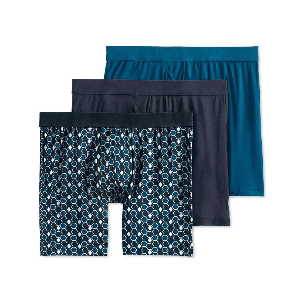 Jockey Jockey Flex 365 Modal Stretch Boxer Brief 3 Pack Buzzing Geo ...