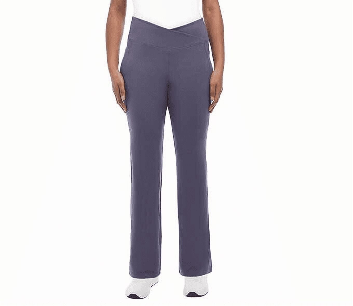 Jockey Ladies' Cross Waist Yoga Pant with Pockets, High Rise Tummy ...