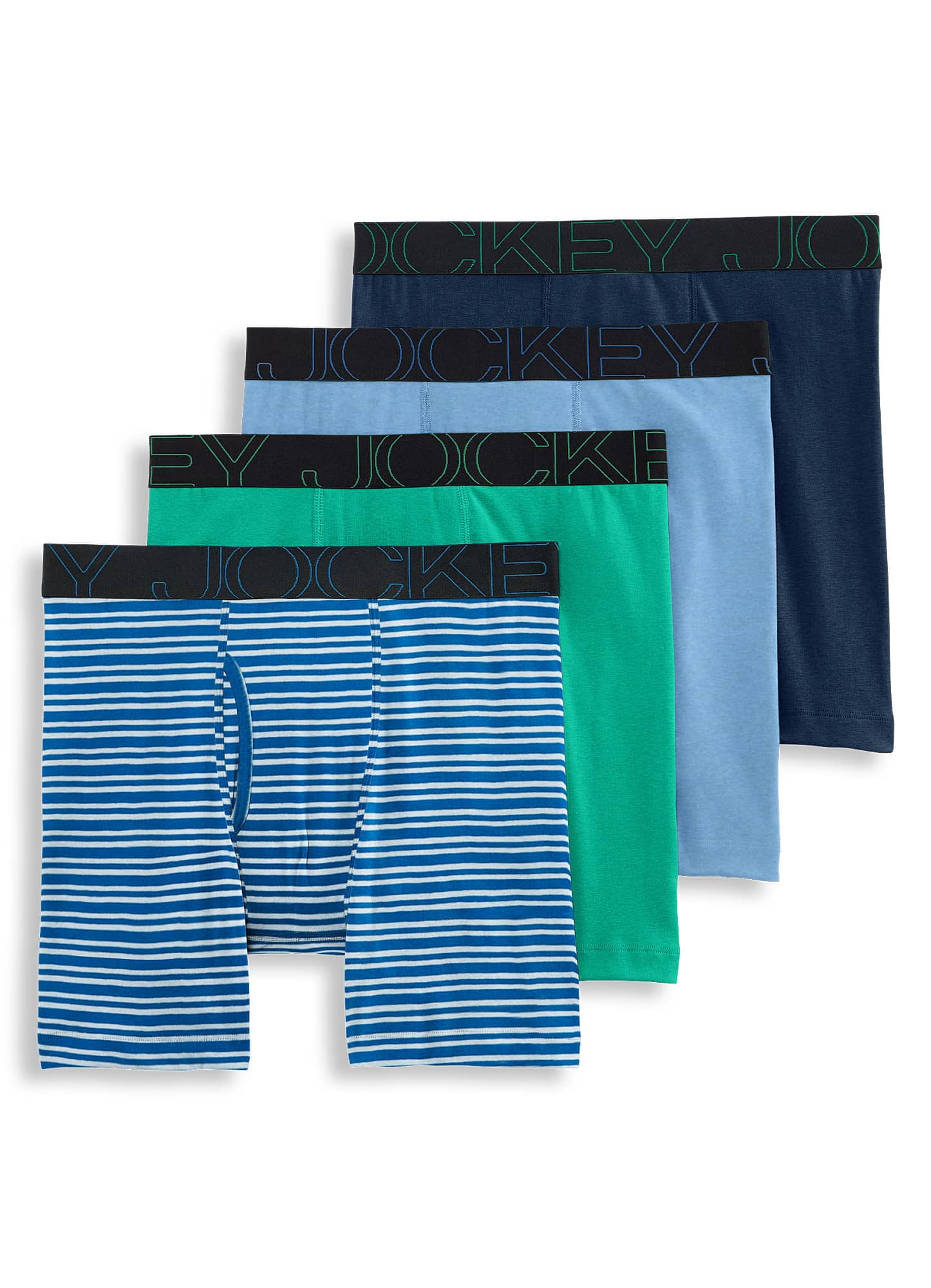 Jockey Men ActiveBlend 7" Midway Brief - 4 Pack - Walmart.com