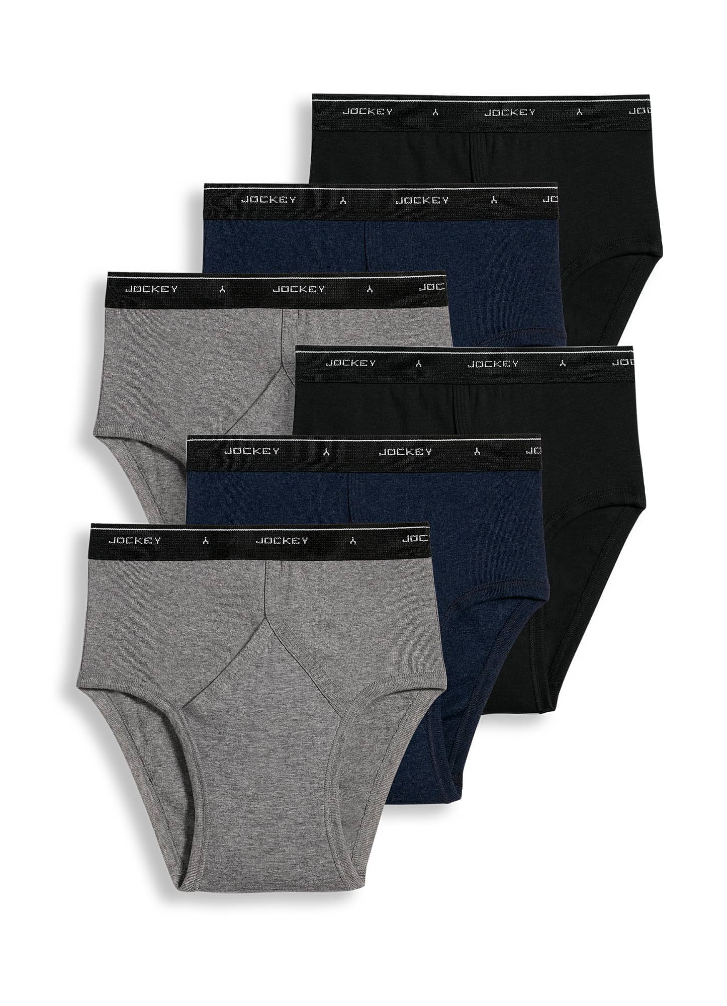 Jockey Men Classic Low Rise Brief - 6 Pack - Walmart.com