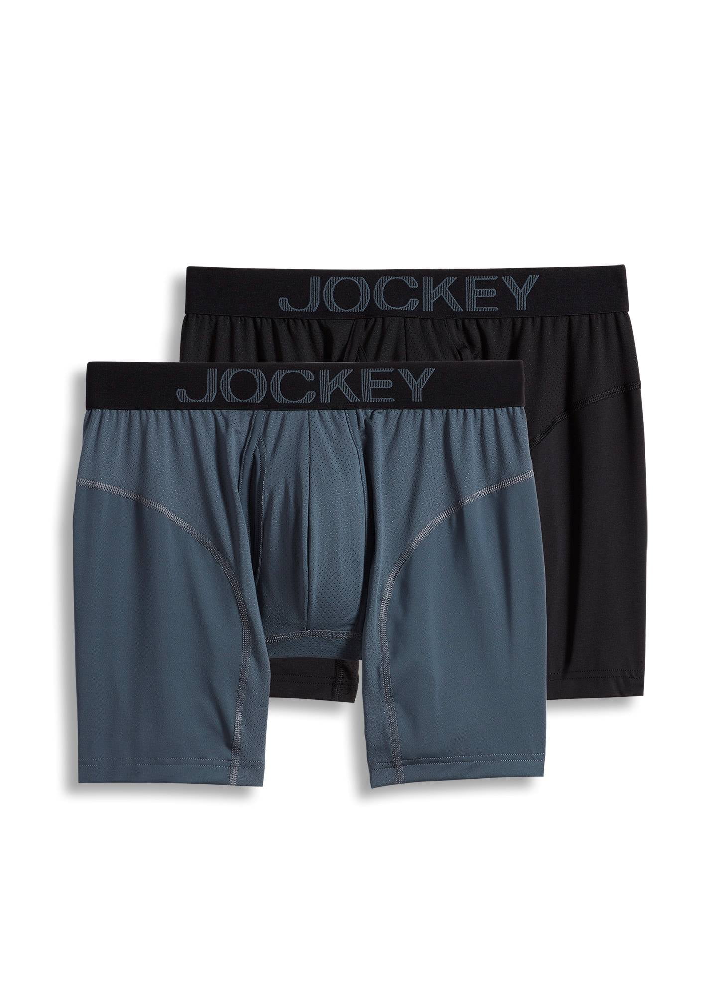 Jockey Men RapidCool 9" Boxer Brief - 2 Pack - Walmart.com