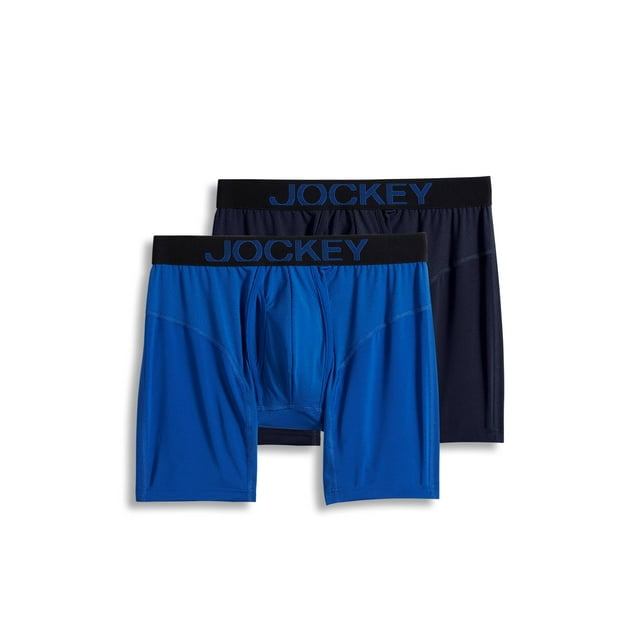 Jockey Men RapidCool 9" Boxer Brief - 2 Pack - Walmart.com