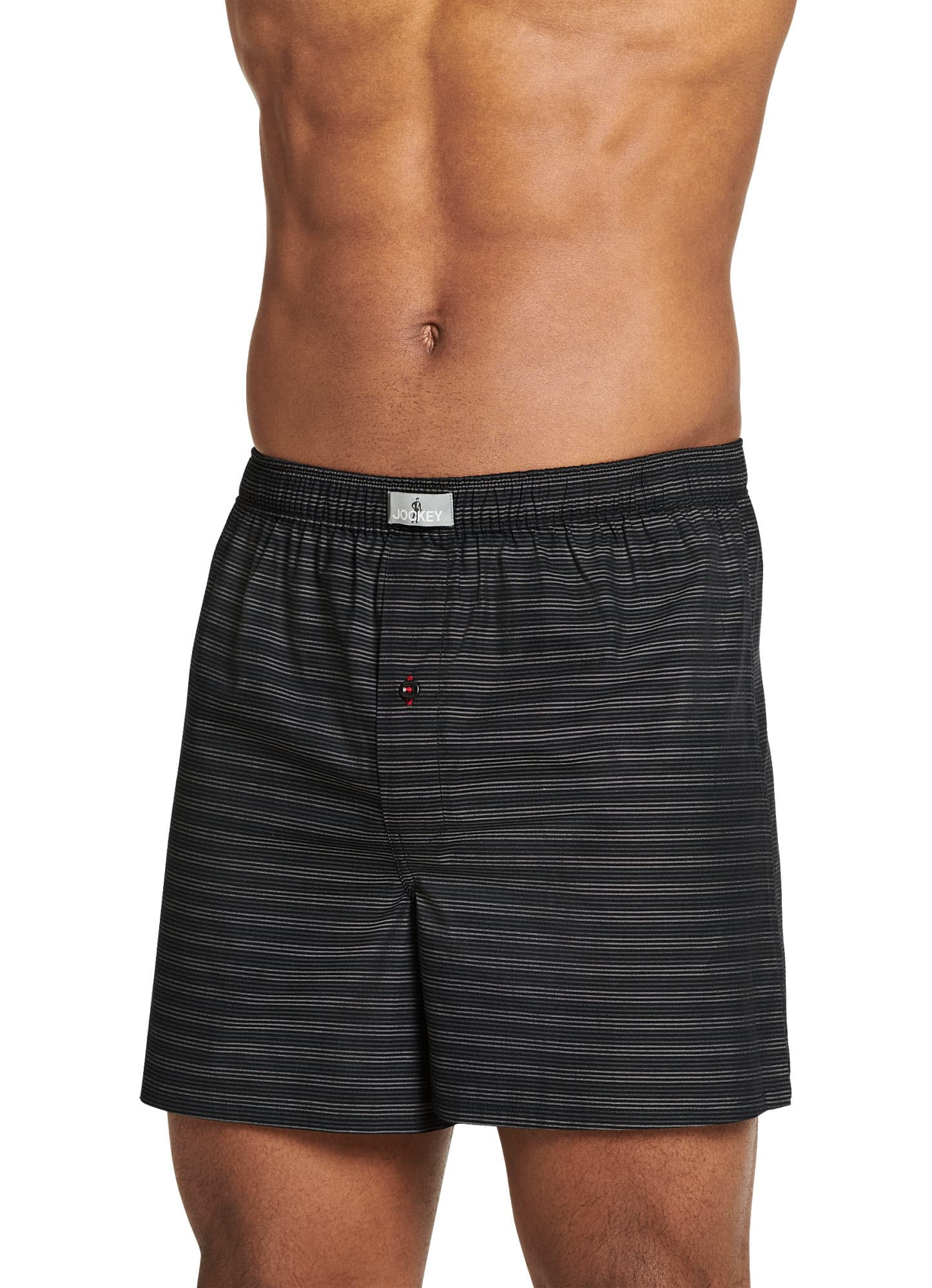 Jockey Men's 100% Cotton Woven 5" Boxer - Walmart.com