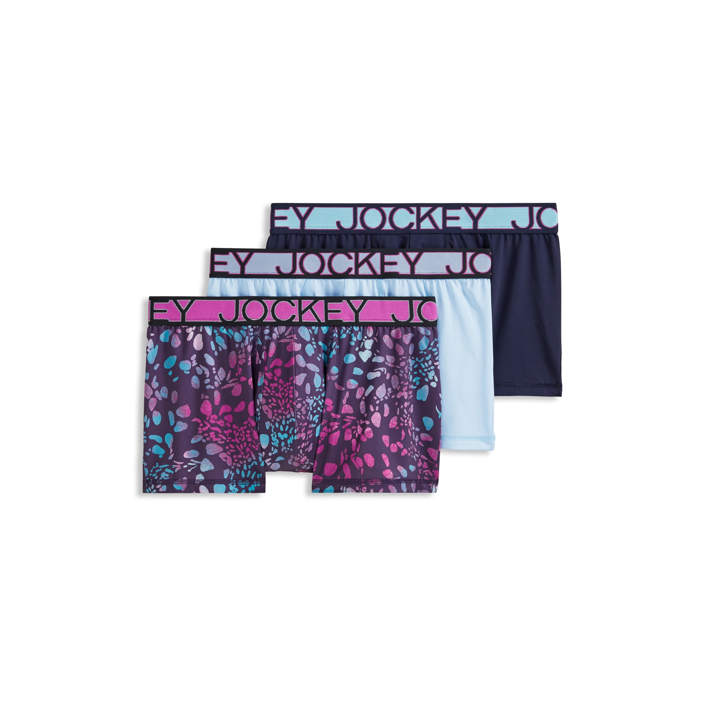Jockey Men's Active Microfiber 2.5" Trunk - 3 Pack - Walmart.com