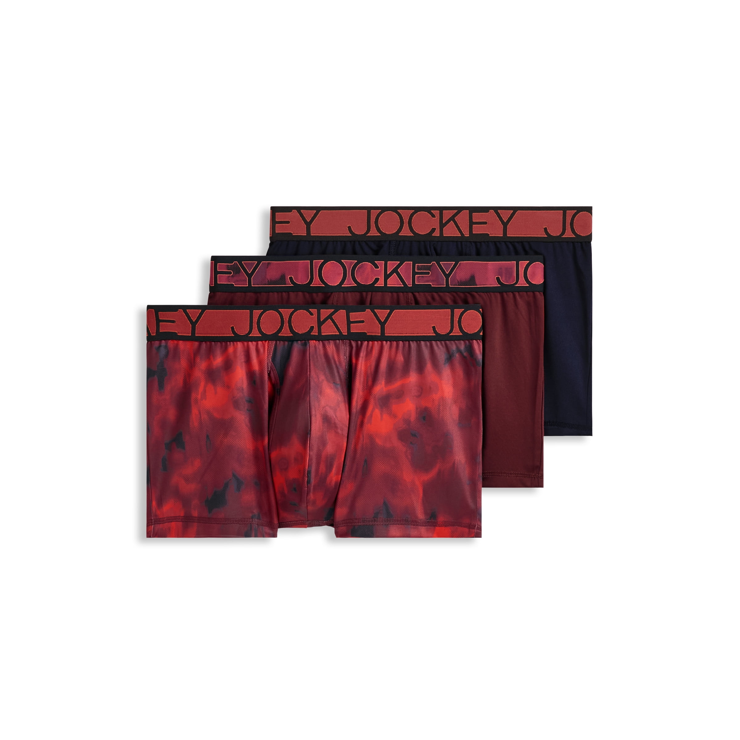 Jockey Men's Active Microfiber 2.5" Trunk - 3 Pack - Walmart.com