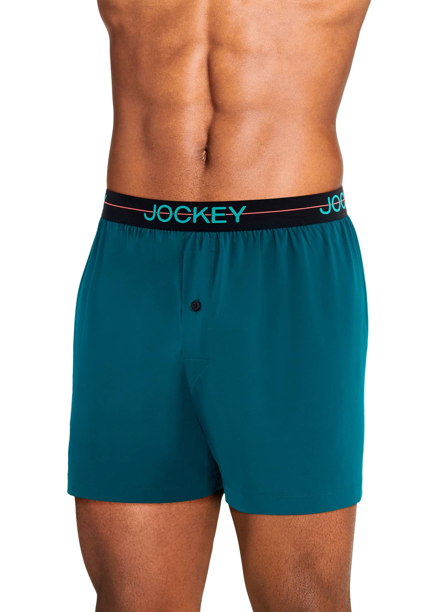 Jockey Men's Active Microfiber 4.5" Boxer - Walmart.com