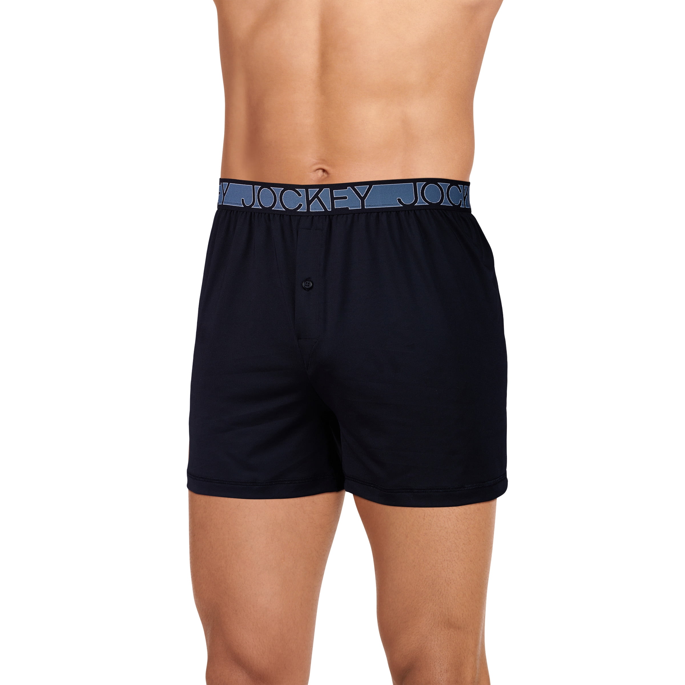 Jockey Men's Active Microfiber 4.5" Boxer - Walmart.com