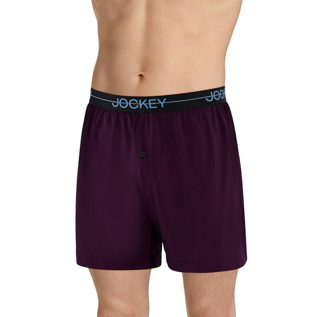 Jockey Men's Active Microfiber 4.5" Boxer - Walmart.com