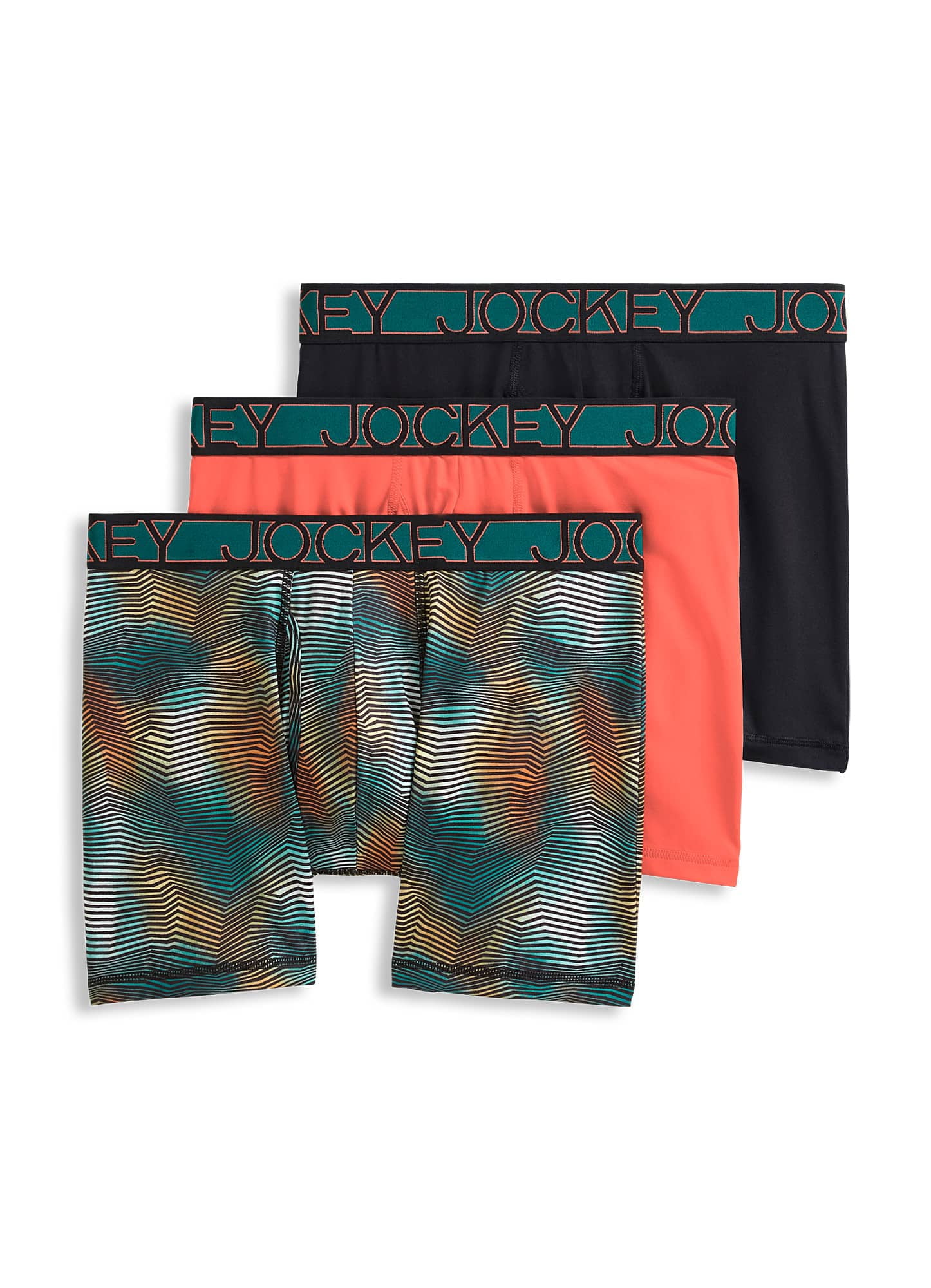Jockey Men's Active Microfiber 5" Boxer Brief - 3 Pack - Walmart.com