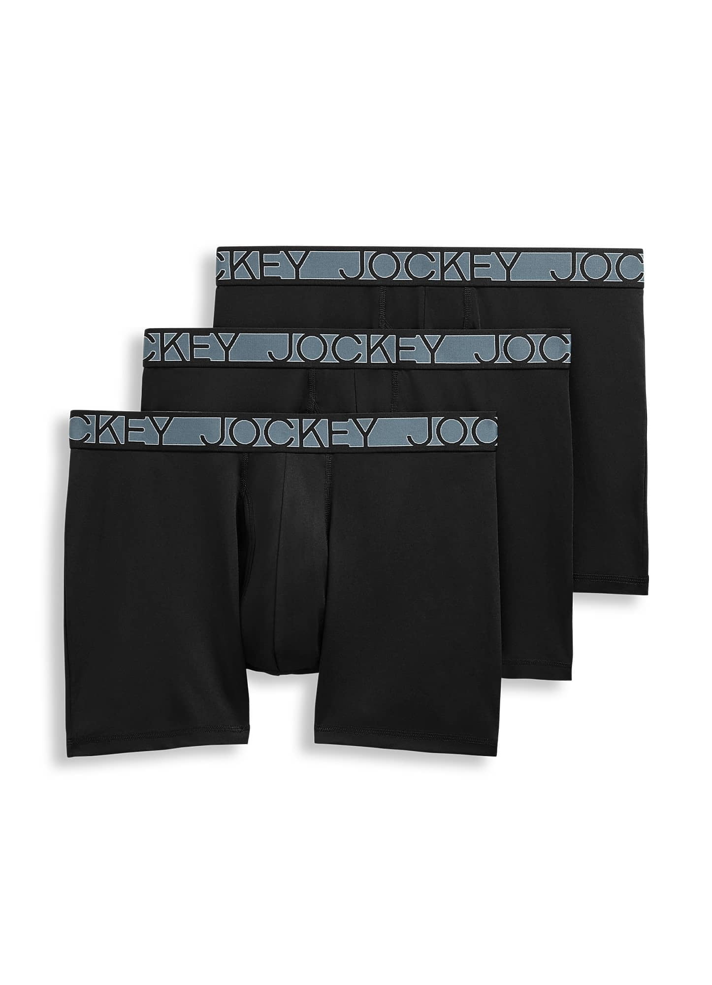 Jockey Men's Active Microfiber 5" Boxer Brief - 3 Pack - Walmart.com