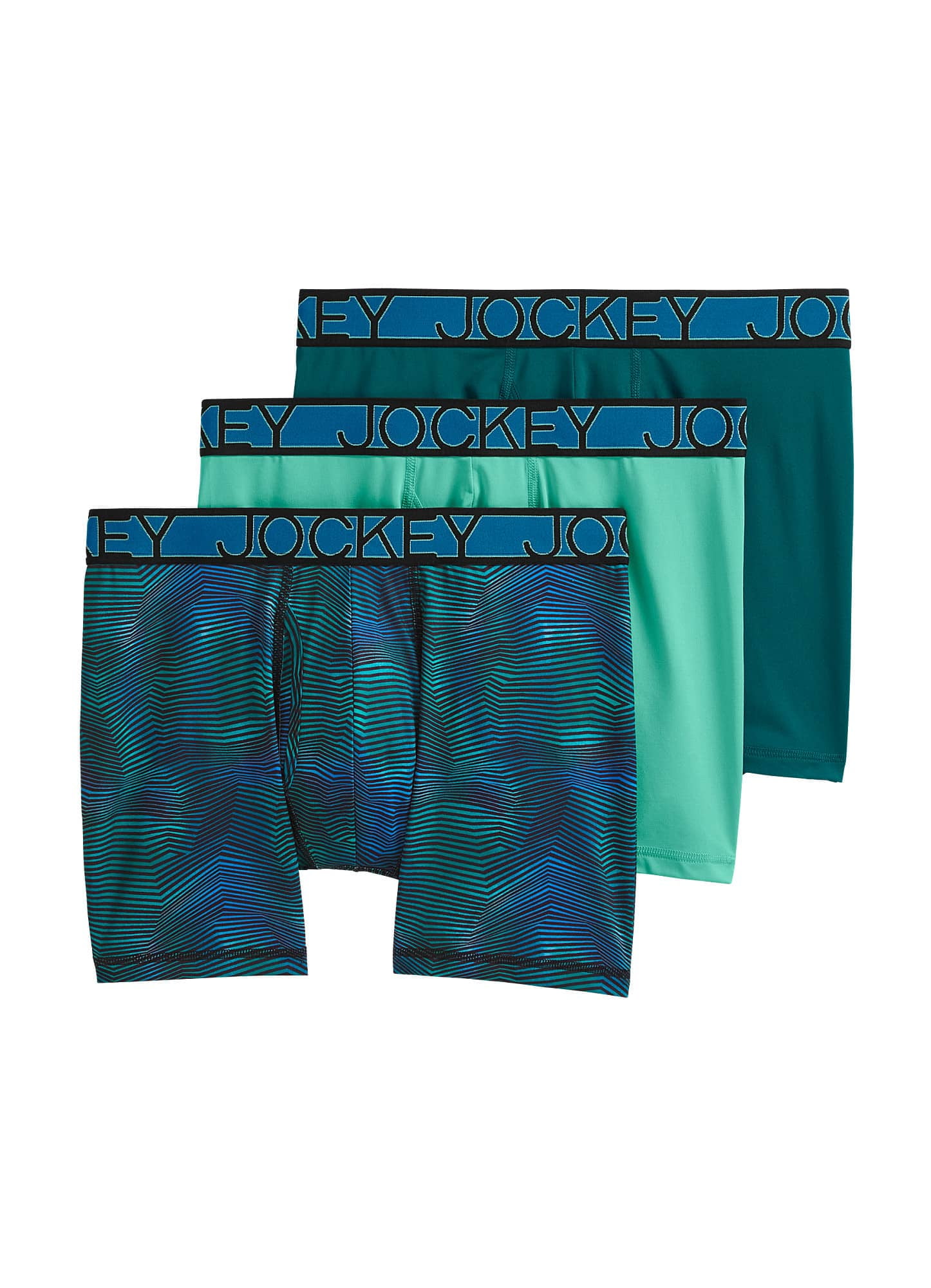 Jockey Men's Active Microfiber 5" Boxer Brief - 3 Pack - Walmart.com