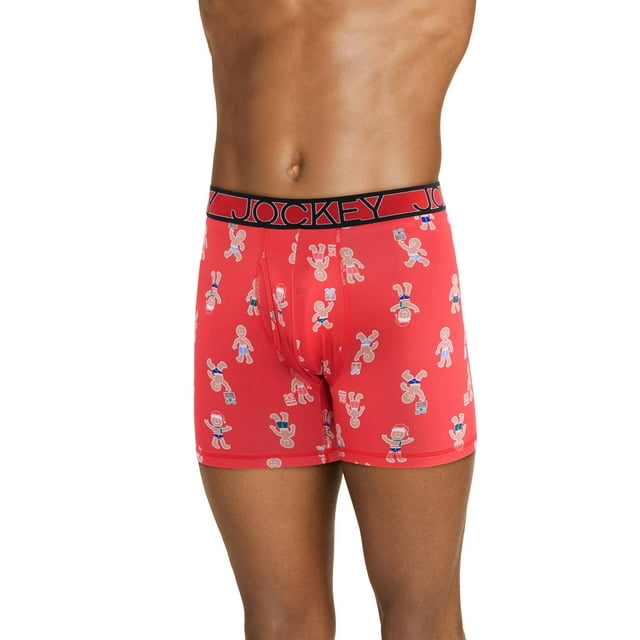 Jockey Men's Active Microfiber 5" Boxer Brief - Walmart.com