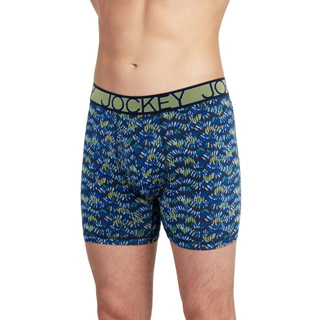 Jockey Men's Active Microfiber 5" Boxer Brief - Walmart.com
